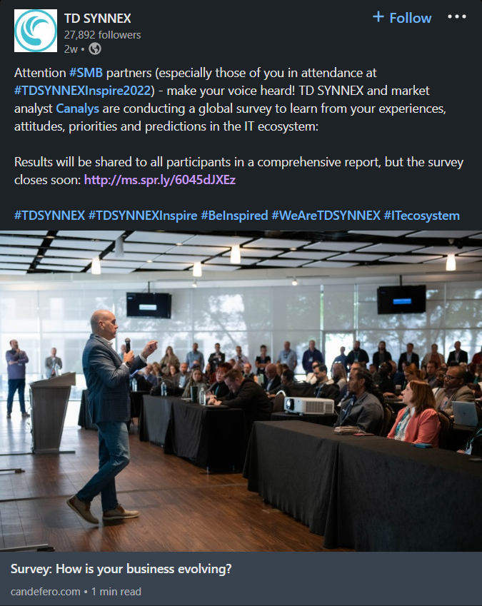 TD SYNNEX INSPIRE 2022: Setting Course for the Future of the IT Channel - Edge360 Online